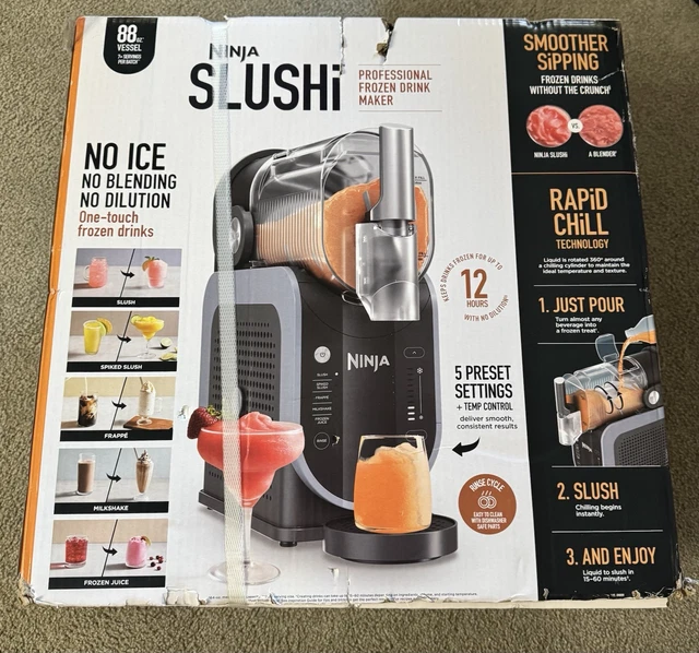 NINJA SLUSHI PROFESSIONAL Frozen Drink Maker 88 oz Frozen Drink Slushie ...