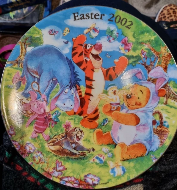 DISNEY EASTER 2002 Plate Pooh Tigger £15.00 - PicClick UK