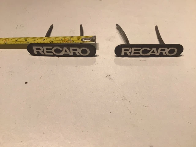 GENUINE RECARO SEAT Badge Emblem Ford Rs Turbo Cosworth Gte Vauxhall £ ...