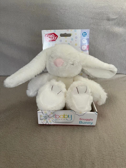 CHAD VALLEY SNUGGLE Bunny Rabbit Plush Toy Comforter Toy 10” New Boxed ...