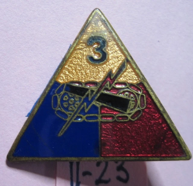 ARMY DI DUI PB ANNI '50 post-ww2 3a DIVISIONE CORAZZATA armatura tipo ...