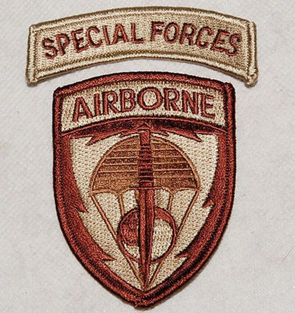 US UNITED STATES Special Forces Airborne Embroidered Military Patch ...