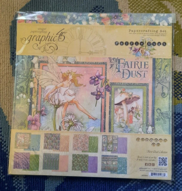 GRAPHIC 45 FAIRIE Dust Collection Papercraft Set £11.31 - PicClick UK