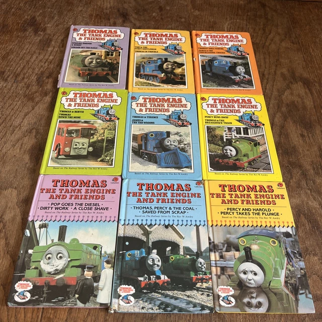 9 X VINTAGE 1980s Ladybird Book Bundle ~ Thomas the Tank Engine ...