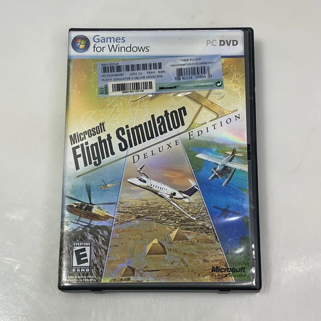 MICROSOFT FLIGHT SIMULATOR X Deluxe Edition (PC, Windows, 2006 ...
