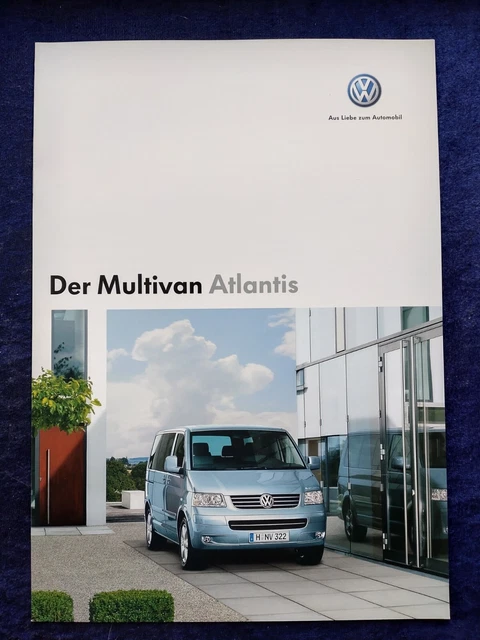 VW BUS T5 Multivan Atlantis brochure 11.2006 £6.41 - PicClick UK