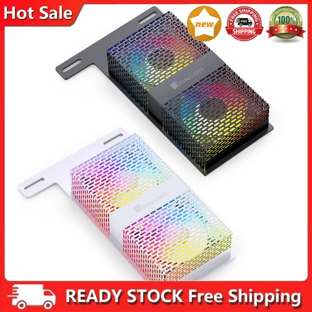 RAM HEATSINK COOLER 4Pin PWM Dual 5020 Fans 5V 3PIN ARGB for DDR4 DDR5 Cooling £15.83 - PicClick UK