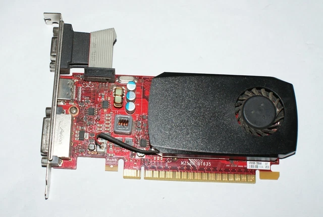 DELL NVIDIA GEFORCE GT 635 1GB DDR3 DVI/VGA/HDMI PCIE Graphics Card £16 ...