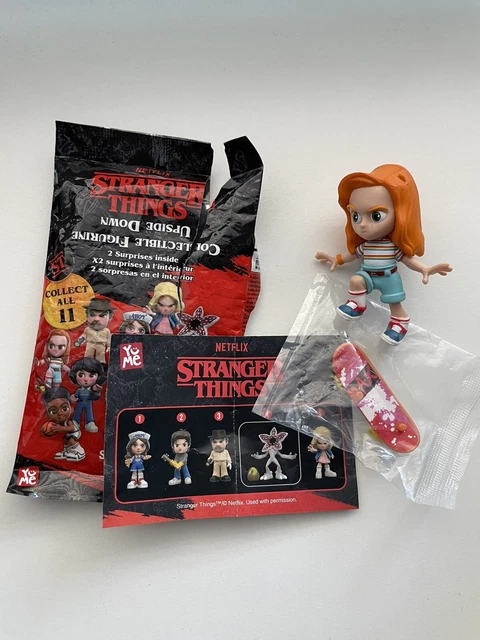 STRANGER THINGS MAX Skateboard Upside Down Collectible Mini Figure Yume ...