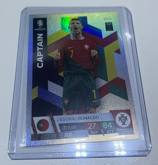 CRISTIANO RONALDO 2024 Topps Match Attax Euro Captain Variation Portugal EUR 7,46 - PicClick FR