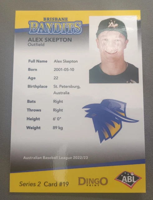 2024 BRISBANE BANDITS - ALEX SKEPTON (Australian Baseball League) $2.50 ...