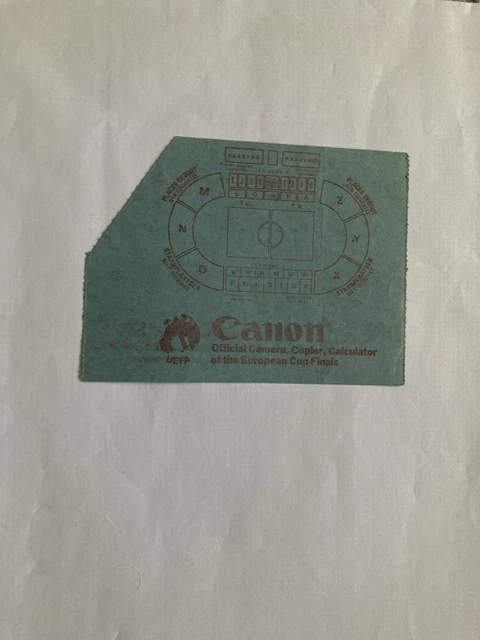 ARSENAL V VALENCIA 1980 ECW Cup Final Ticket. £21.50 - PicClick UK