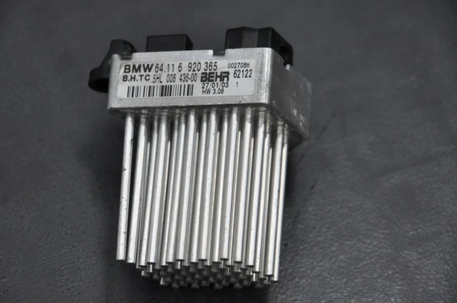 RESISTENZA RISCALDAMENTO BMW E46 E39 X5 E53 X3 E83 Regolatore EUR 42,02 - PicClick IT