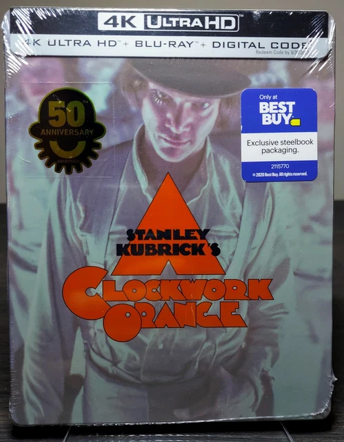A CLOCKWORK ORANGE 4K STEELBOOK (UHD + Blu-ray + Numérique) Best Buy Exclusif EUR 55,60 ...