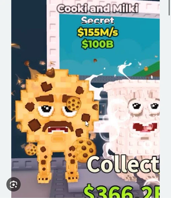 BRAINROT COOKIE AND MILKI 1.3B Steal a brainrot EUR 50,00 - PicClick FR