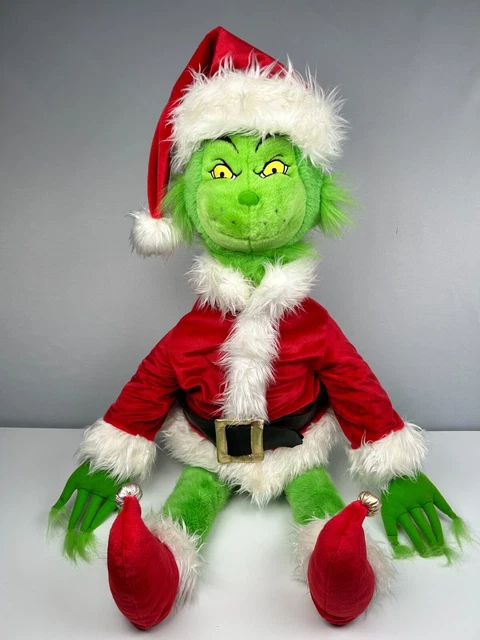 UNIVERSAL STUDIOS GRINCH Jumbo Plush 40” Dr. Seuss Christmas Vintage ...