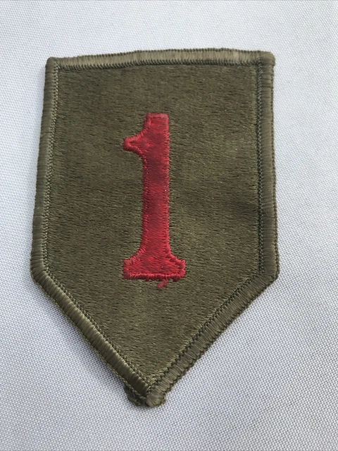 ARMY PATCH VERBANDSABZEICHEN 1. Infanteriedivision The big red One Heer ...