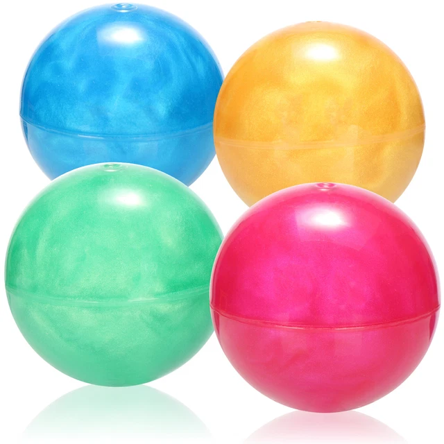 4X FLUMMI-BALL MIT bewegendem Glitzerschleim, Springball [Auswahl ...