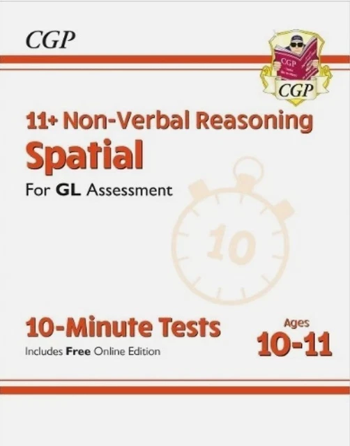 11+ GL 10-MINUTE Tests: Non-Verbal Reasoning Spatial - Ages 10-11 £8.66 ...