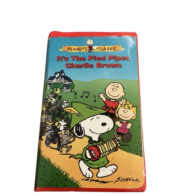 ITS THE PIED Piper Charlie Brown 2000 VHS Clamshell Paramount Peanuts ...