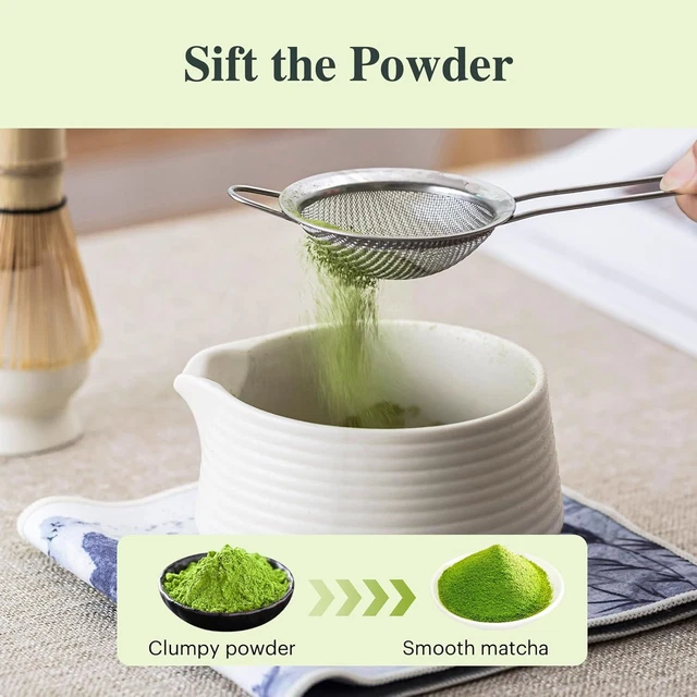 MATCHA WHISK SET, 8 Pcs Traditional Tea Ceremony Kit, Japanese Matcha ...