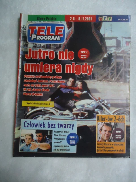 +TELE PROGRAM 44/2001 James Bond Pierce Brosnan Mel Gibson EUR 12,00 ...