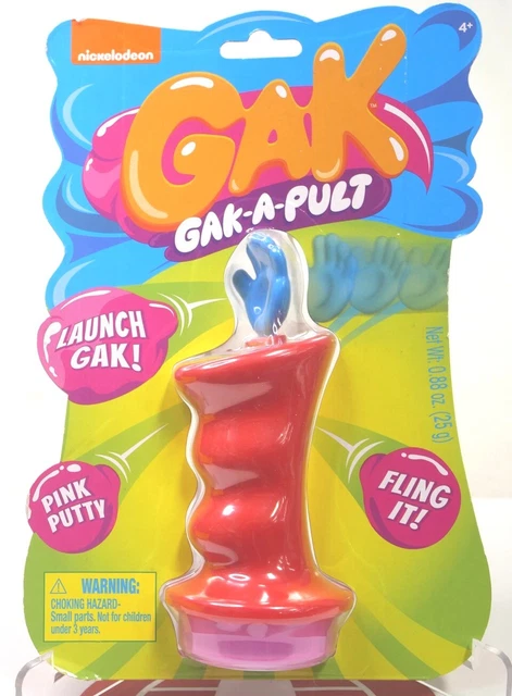 NICKELODEON GAK GAK-A-PULT w/ Pink Putty £13.50 - PicClick UK