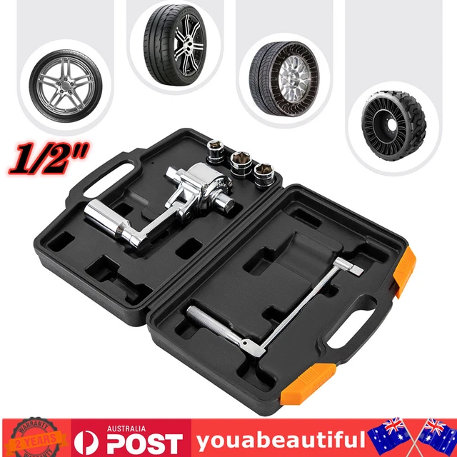 TORQUE MULTIPLIER TRUCK Wheel Nut Wrench Set 1/2" Lug nut Remover ...