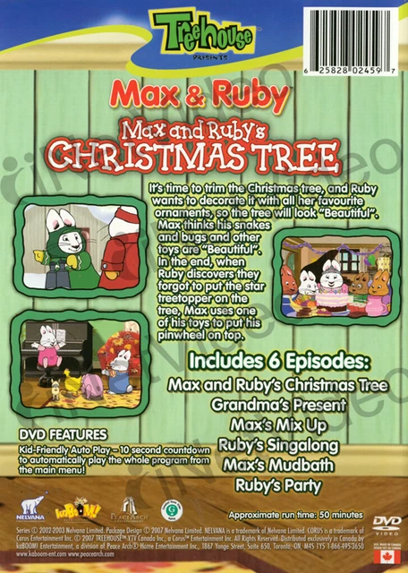 MAX AND RUBY - Max And Ruby's Christmas Tree (With Tote Bag) (Boxset ...