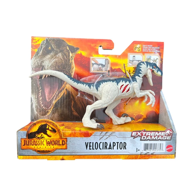 MATTEL JURASSIC WORLD Dominion Extreme Damage Quilmesaurus Figure ...