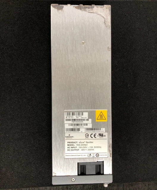 1 X EMERSON R48-2000e3 NETZTEILGERÄT eSURE GLEICHRICHTERMODUL 2000W EUR ...