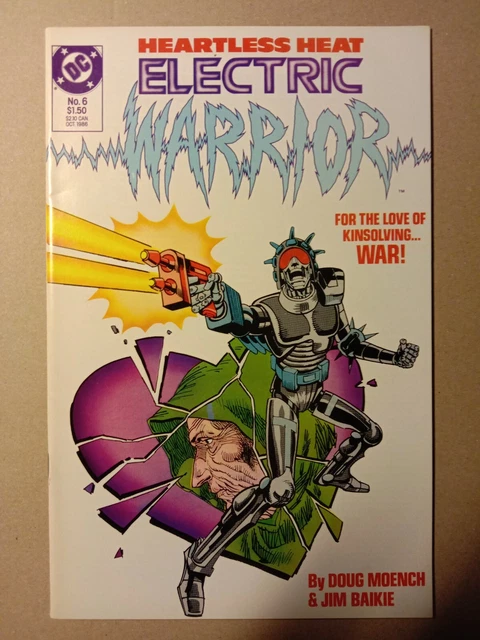 DC COMICS ELECTRIC Warrior Vol 1 No. 6 octobre 1986 1,50 $ USA EUR 5,83 ...