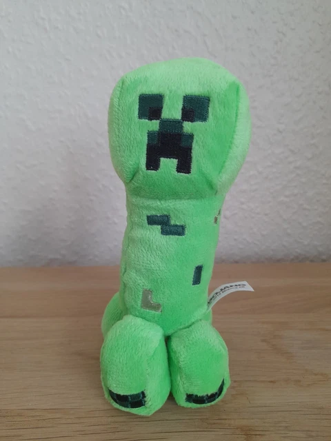 MINECRAFT CREEPER GREEN Pixel Mojang Soft Plush Cuddly Toy 7” £4.00 ...