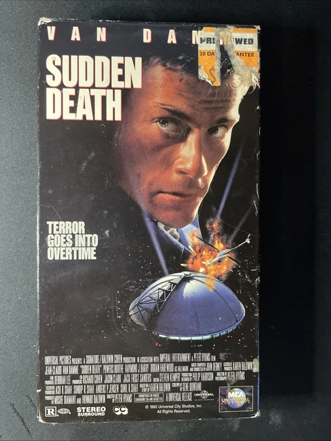 SUDDEN DEATH (90S VHS) Jean-Claude Van Damme JCVD Stanley Cup Finals NHL Action £3.59 - PicClick UK