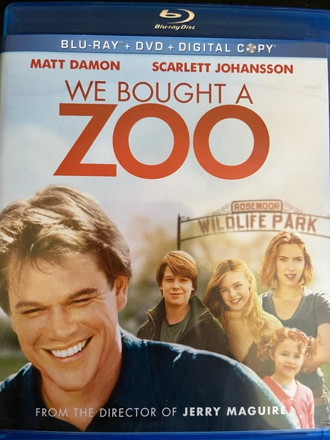 WE BOUGHT A ZOO (2011) - BLURAY + DVD Matt Damon AS NEW! *Region A* $3. ...