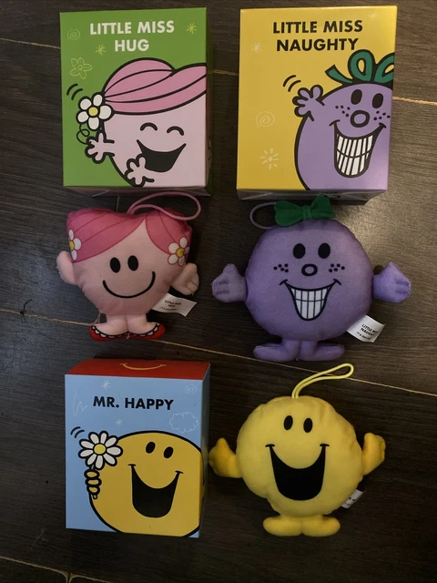 MCDONALDS HAPPY MEAL toy Mr Men Little Miss Naughty Little Miss Hug Mr ...