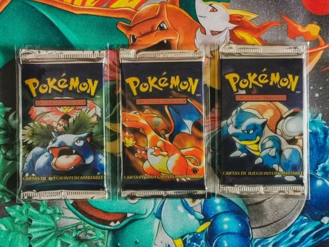 POKEMON BASE SET - 1rst FIRST EDITION - Complete 3 Artwork SET - SEALED ...