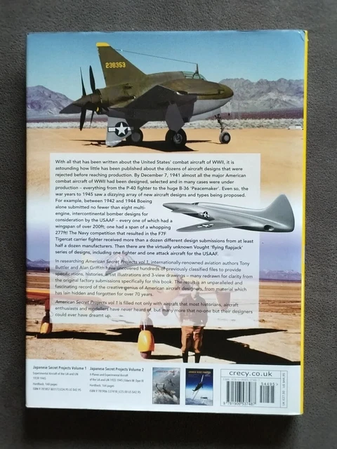 AMERICAN SECRET PROJECTS 1 Fighters , Bombers And Attack Aircraft 1937 ...