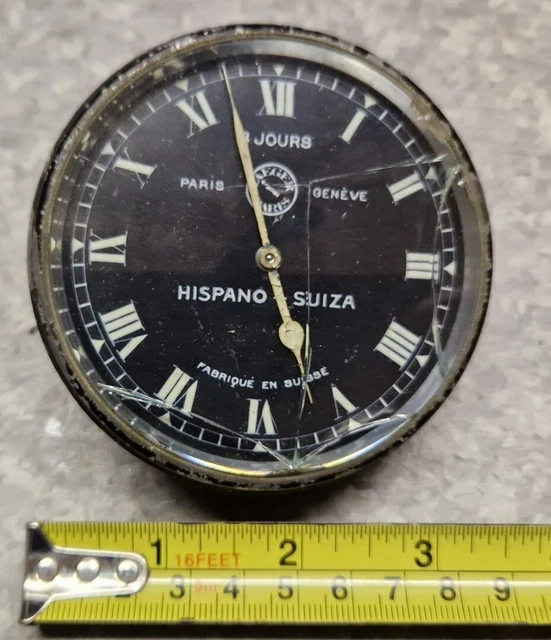 1920S HISPANO SUIZA JAEGER CAR CLOCK H6 H6B H6C T48 T49 J12 Vintage Pre ...