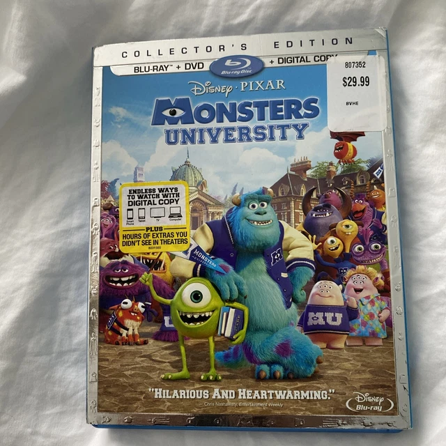 DISNEY PIXAR MONSTERS University [Blu-Ray + DVD] Collector’s Edition £0.78 - PicClick UK