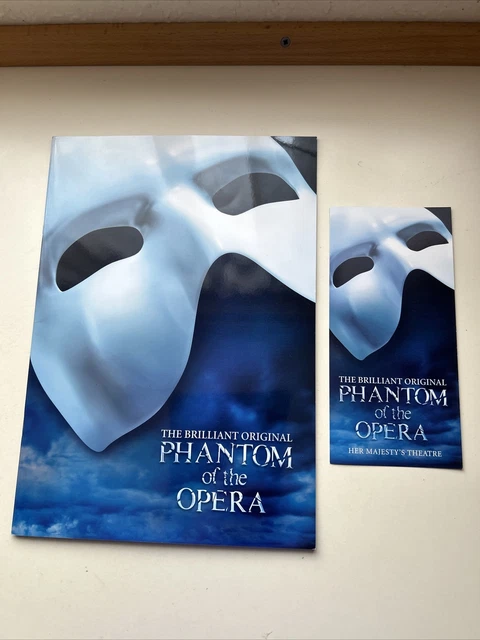 THE PHANTOM OF THE OPERA Musical LARGE Programme GERONIMO RAUNCH SEAN ...