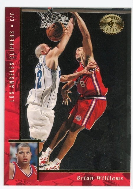 1995-96 SP CHAMPIONSHIP Series Bison Dele Brian Williams carte #49 EUR ...
