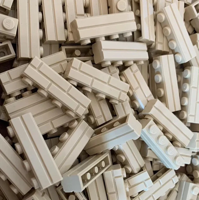 *15533* LEGO TAN Bricks, Modified 1x4 With Masonry Profile (25 Pack) £7 ...