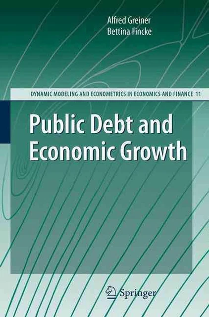 DETTE PUBLIQUE ET croissance économique par Alfred Greiner (anglais ...
