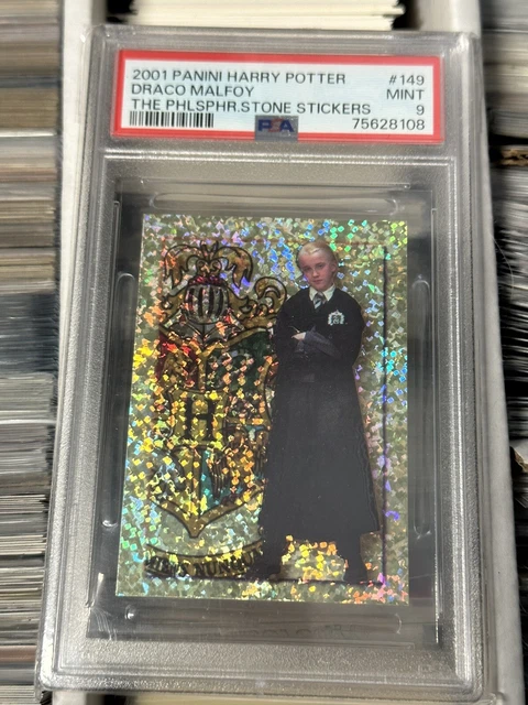 2001 PANINI HARRY Potter Philosopher's Stone Stickers Draco Malfoy #149 ...