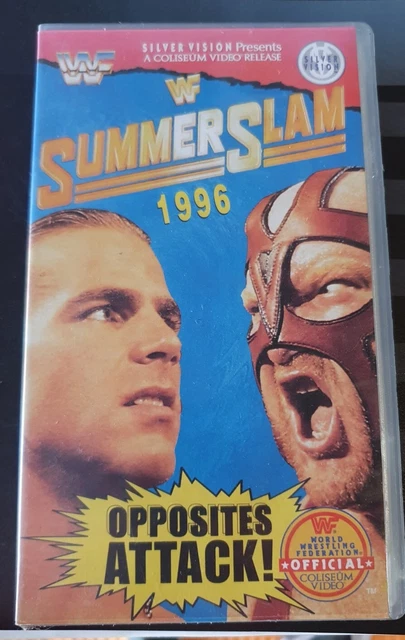 WWF SUMMERSLAM 1996 VHS Wrestling Video Tape PAL WWE WCW ECW TNA AEW ...