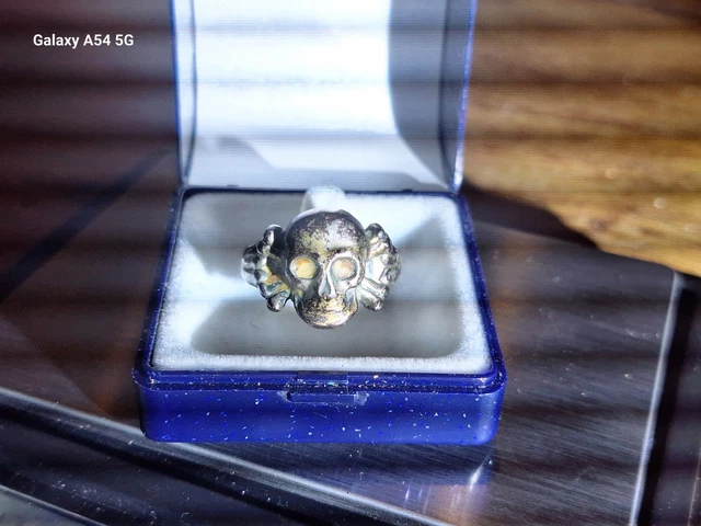 835 SILBER RING, 8,4g Totenkopf Kantinenring TK ring 2WK, WK EUR 310,00 ...