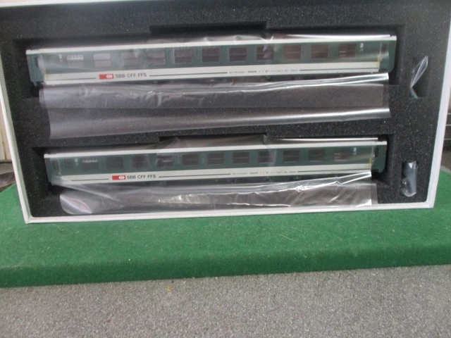LS MODELS 1:87 H0 Coach Twin Pack Sbb/Cff/Ffs Epoche V. Cat No.47 228 £ ...