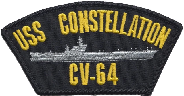 USS CONSTELLATION CV-64 États-unis Marine USN Patch Brodé EUR 17,92 ...