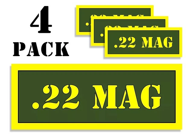 22 MAG AMMO Can Label Stickers Decal Ammunition (4 pack) $3.24 - PicClick